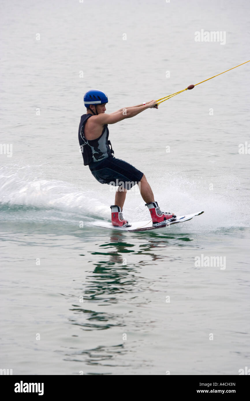 Water ski cable park hi-res stock photography and images - Alamy
