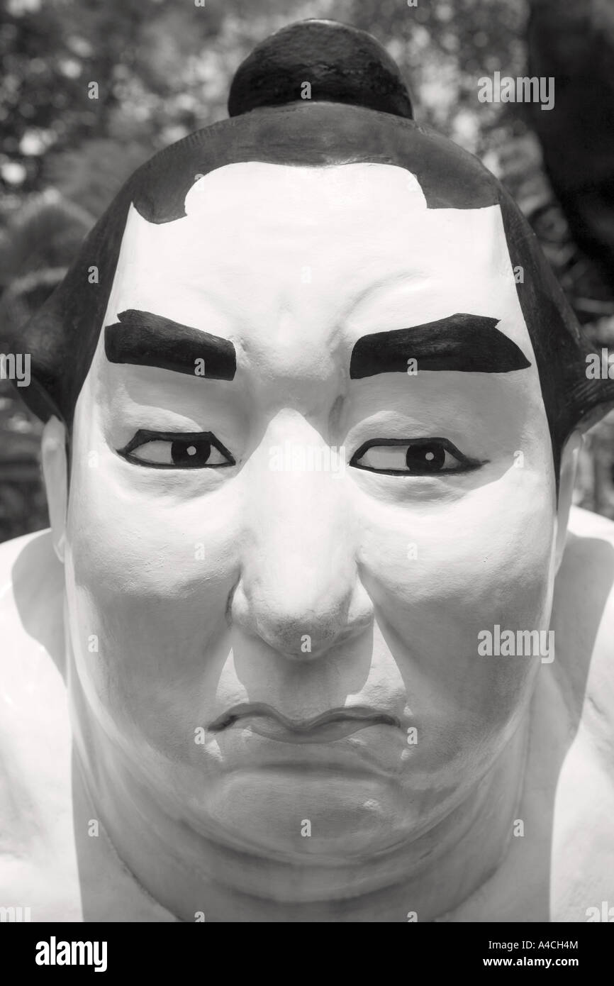 Sumo Wrestler Face Stock Photo - Alamy