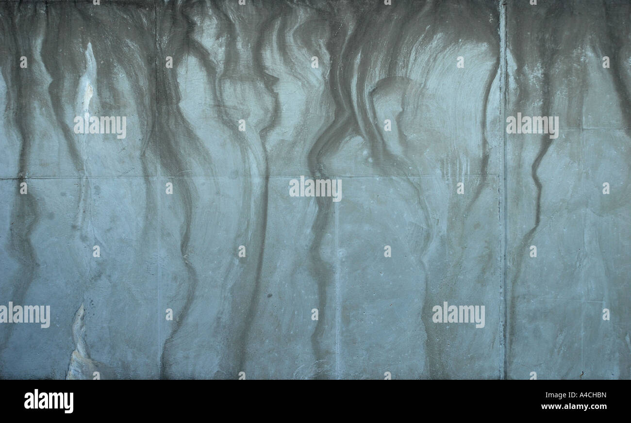 Texture of a wall with sediment formed by rain water Stock Photo - Alamy