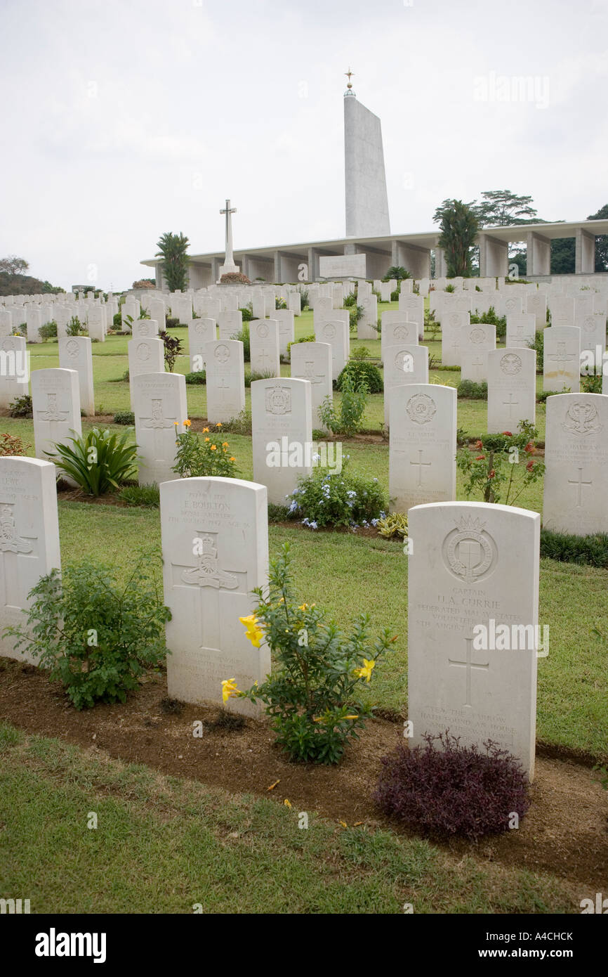 Kranji War Memorial Cemetery Woodlands Singapore Stock Photo - Alamy