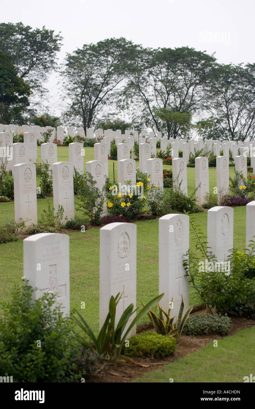 Kranji War Memorial Cemetery Woodlands Singapore Stock Photo - Alamy