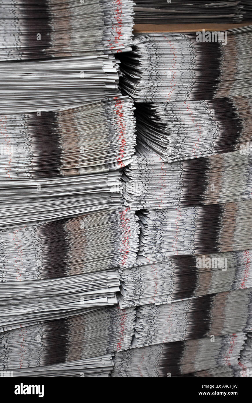 Stack Of Newspaper Inserts