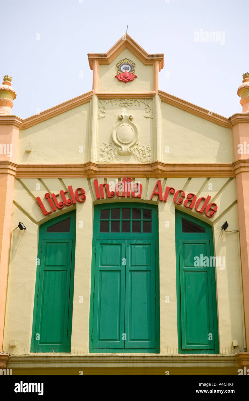 Little India Arcade Singapore Stock Photo - Alamy