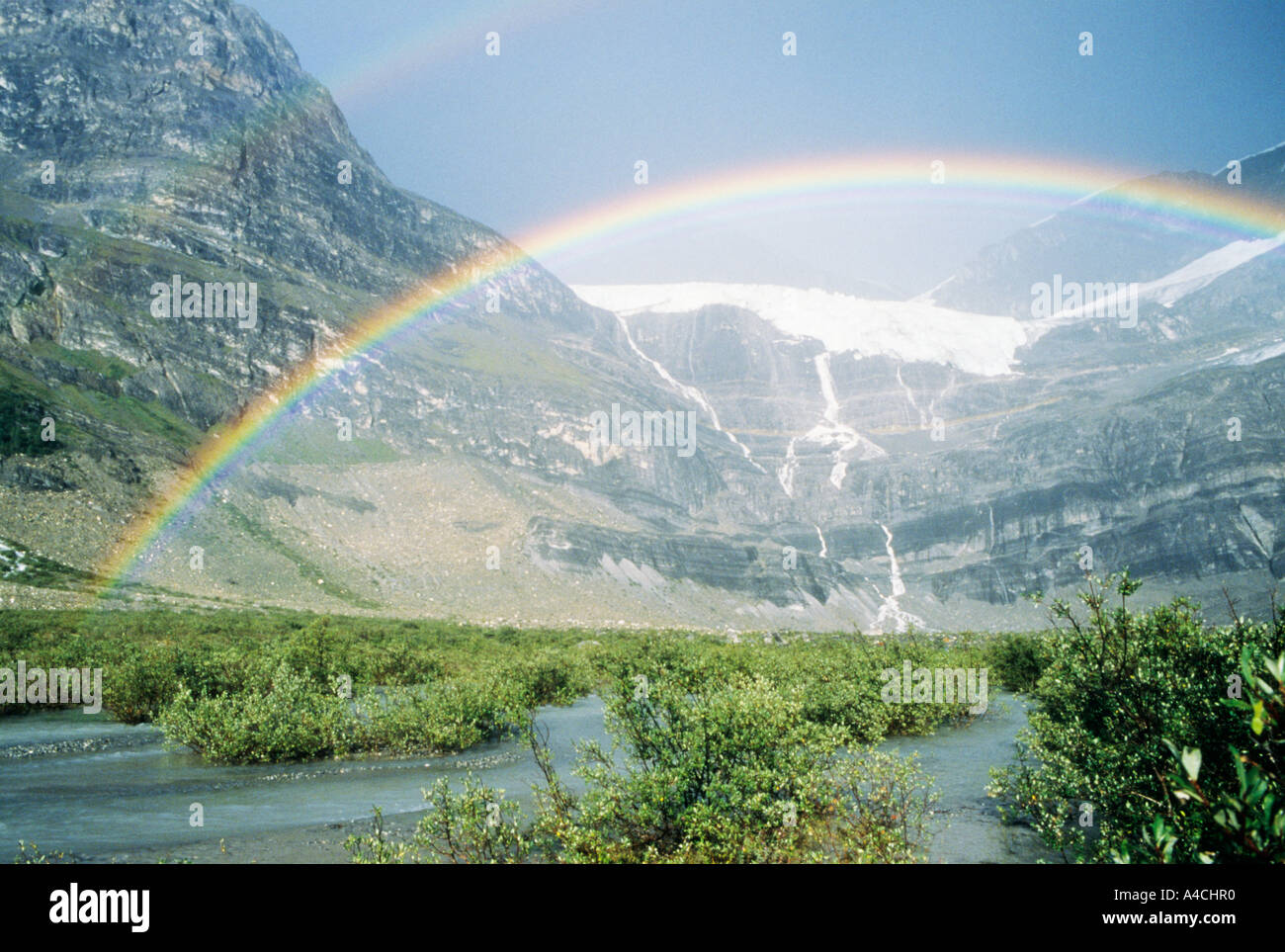 Canadian Rockies Canada Rainbow Stock Photo - Alamy