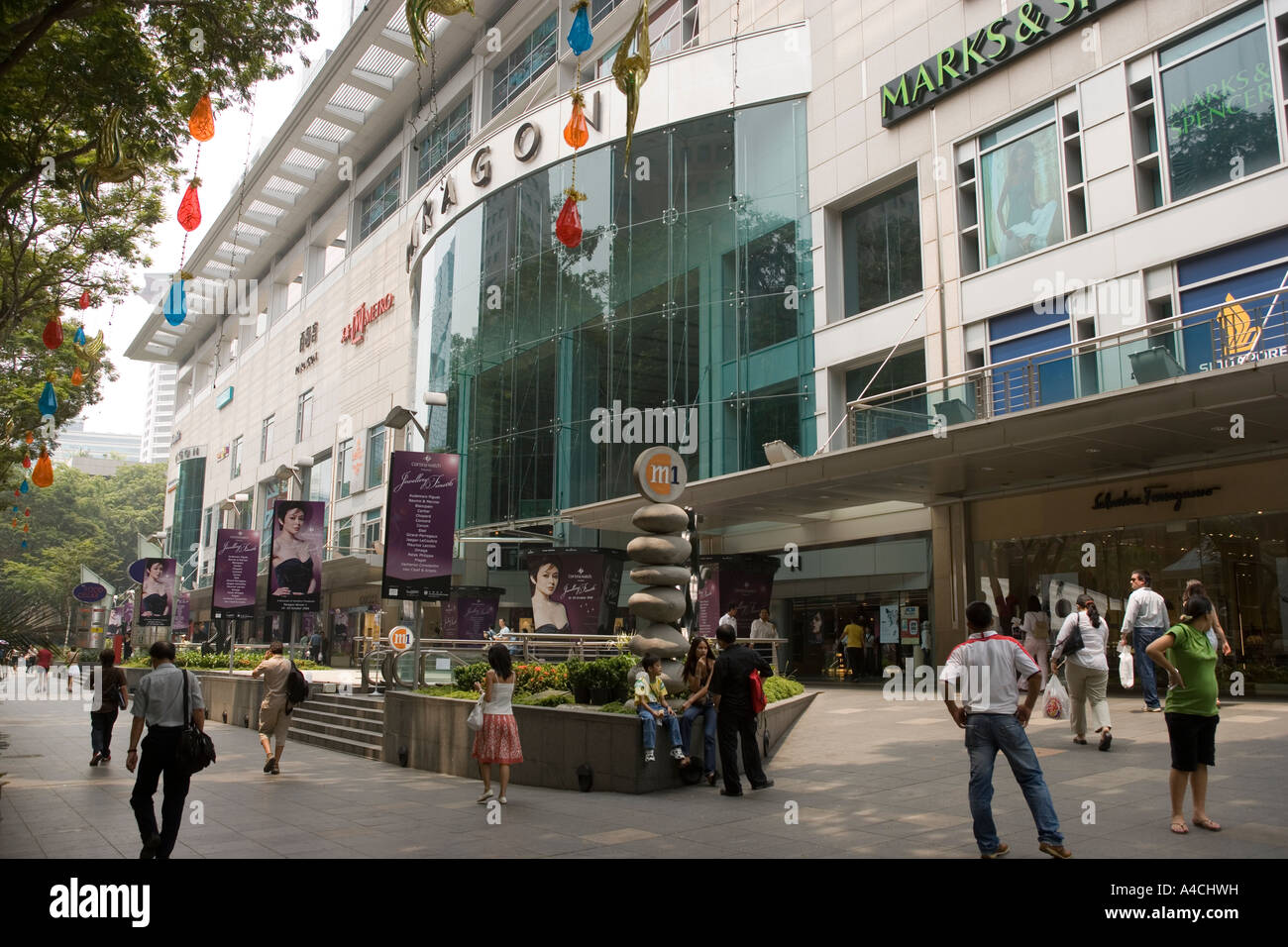 Paragon Shopping Mall Orchard Road Singapore Stock Photo - Alamy