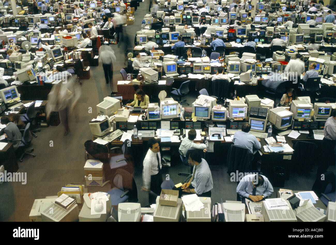 Dealing room london hi-res stock photography and images - Alamy