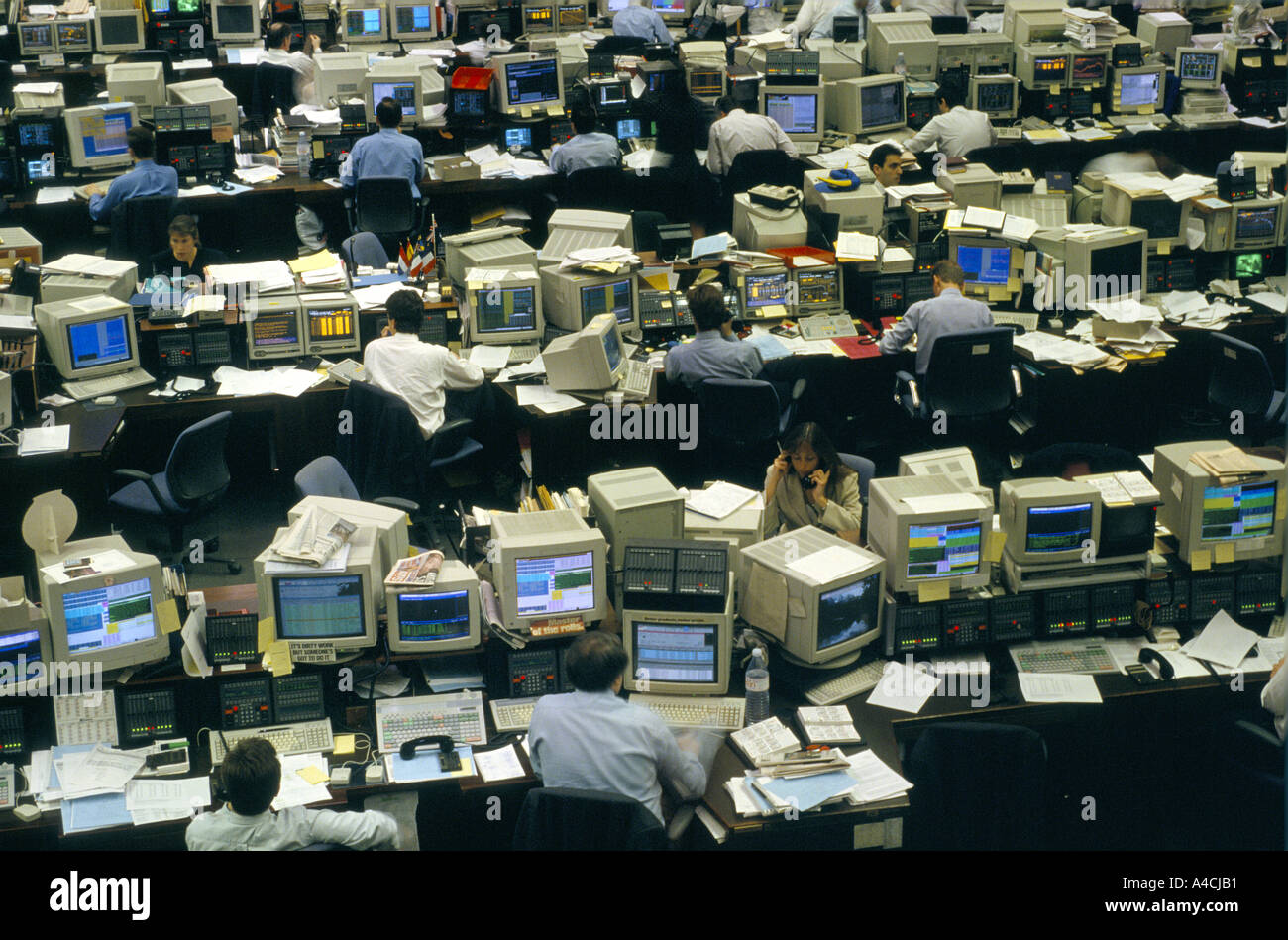 Trading floor london hi-res stock photography and images - Alamy