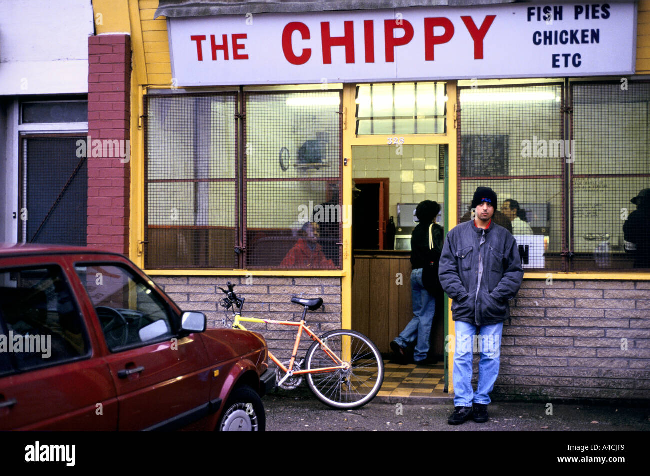 chip shop in moss side manchester 1 93 Stock Photo - Alamy