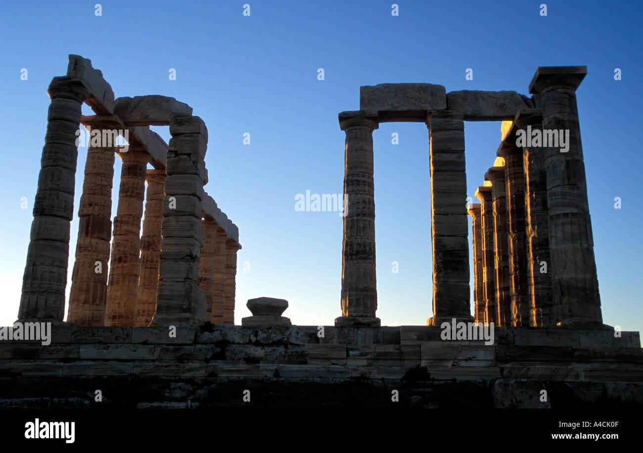 The temple of Poseidon Stock Photo - Alamy