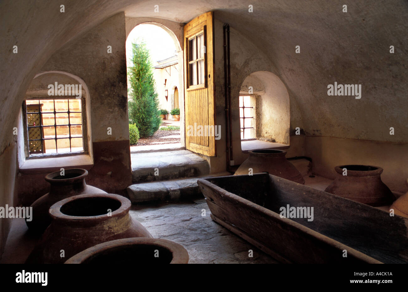 Arched Store Room Stock Photo - Alamy