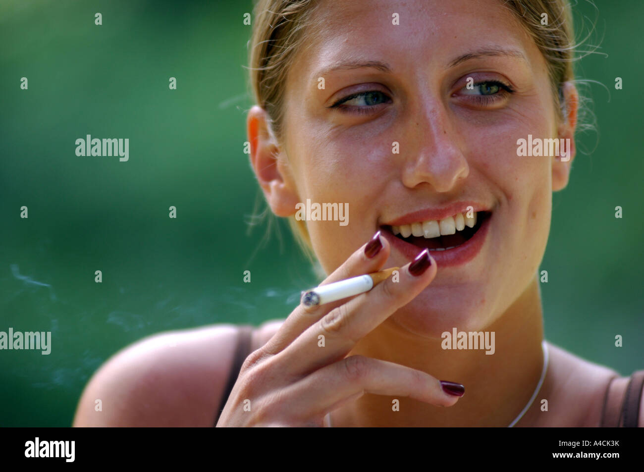 Royalty free photograph of British female college university student ...