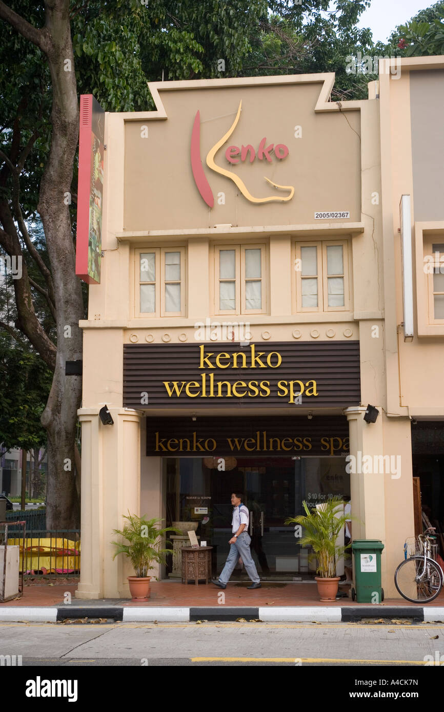 Kenko Wellness Spa Chinatown Singapore Stock Photo - Alamy