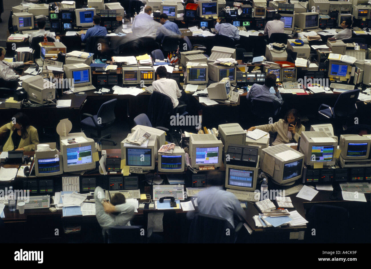London city dealing room london hi-res stock photography and images - Alamy