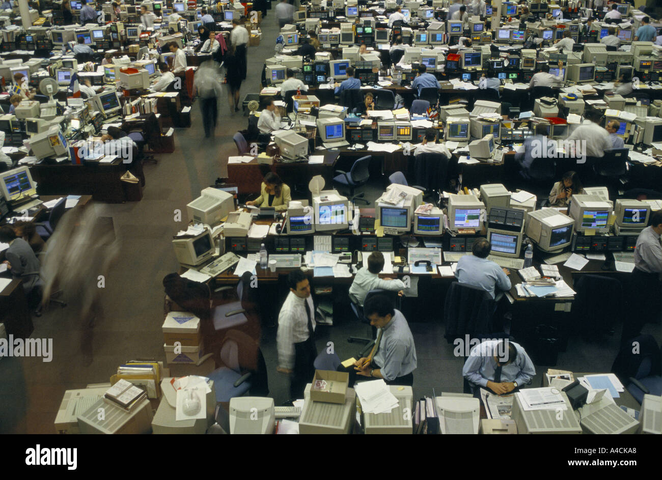 City dealing room london hi-res stock photography and images - Alamy