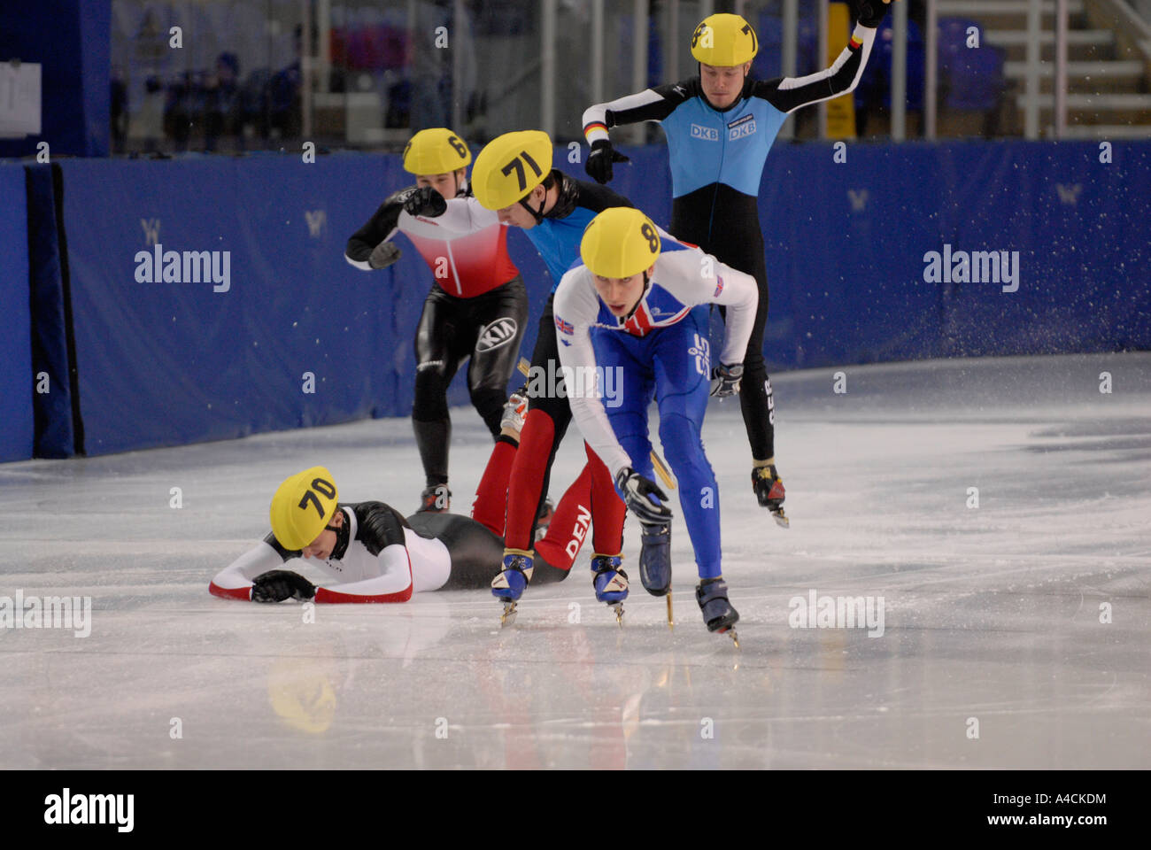 European short track speed skating championships hi-res stock ...