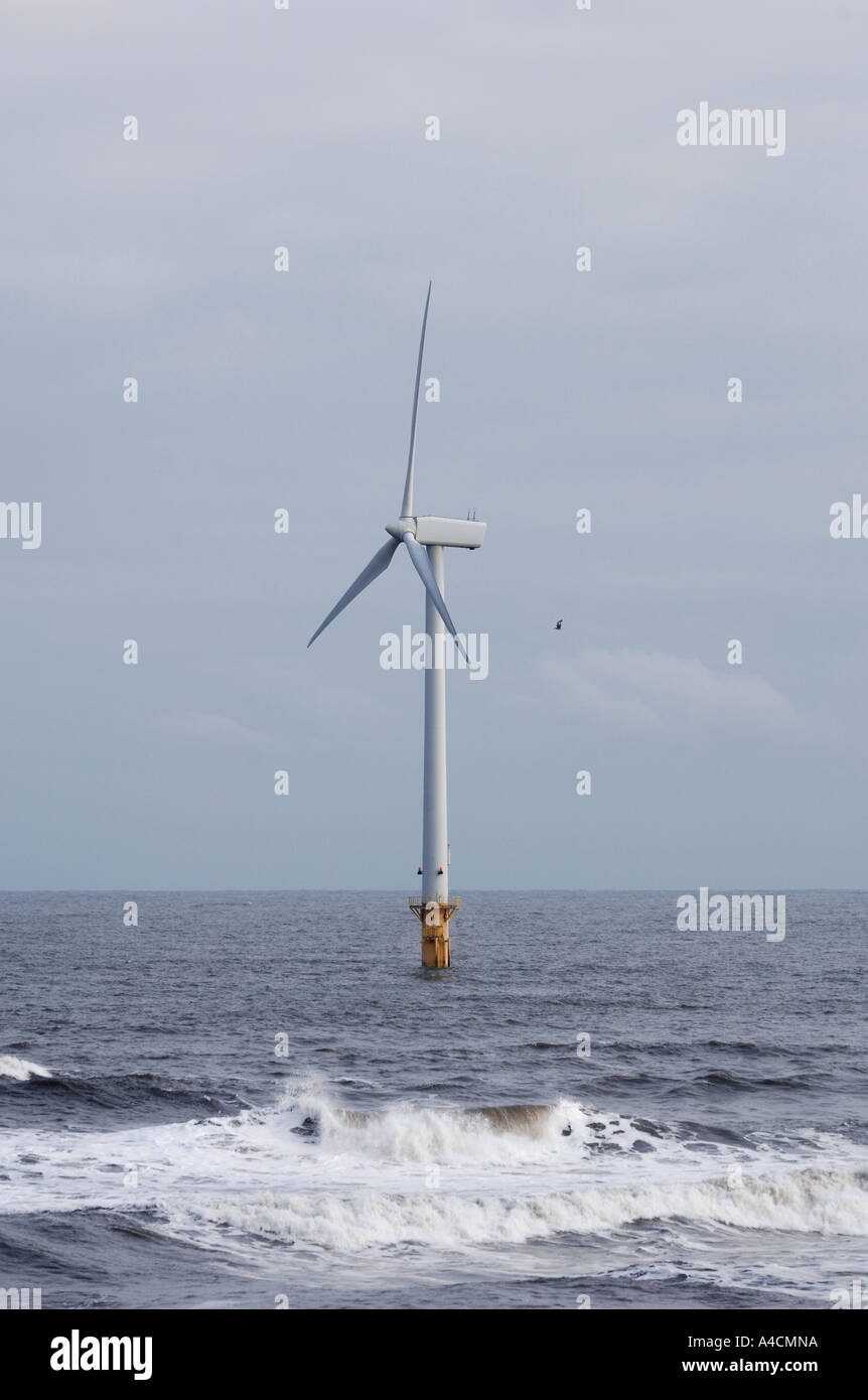 Offshore wind turbine storm wave hi-res stock photography and images ...