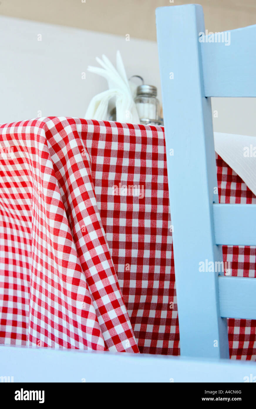 Closeup of restaurant table Stock Photo - Alamy