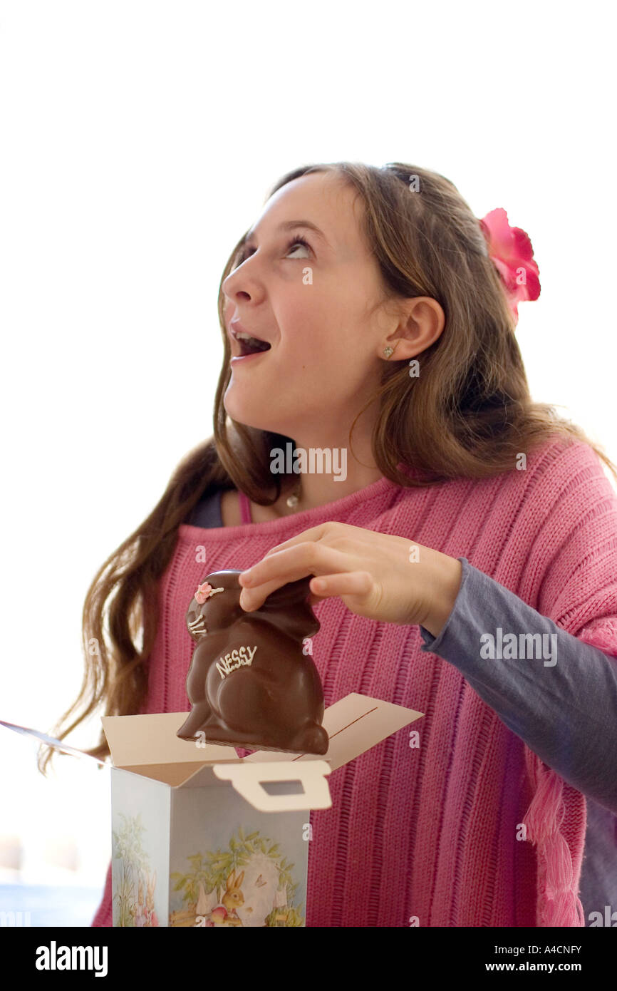 Child box chocolates hi-res stock photography and images - Alamy