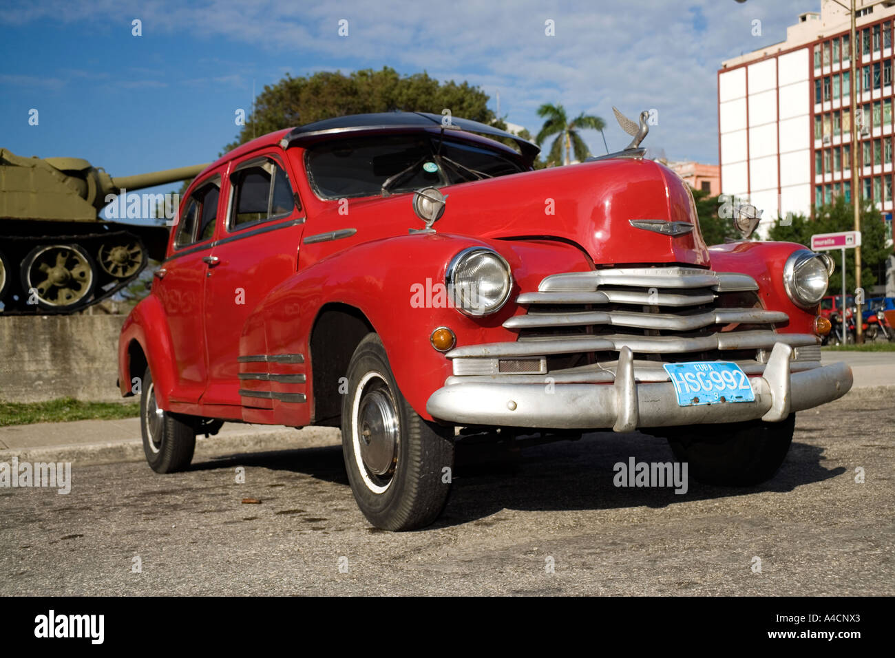 Old Chevrolet car in Havana,Cuba Stock Photo - Alamy