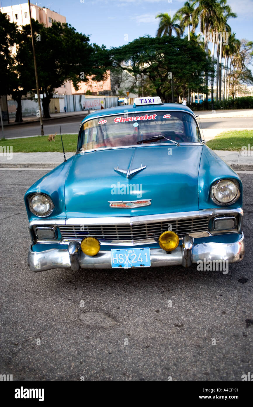 Old Chevrolet car in Havana,Cuba Stock Photo - Alamy