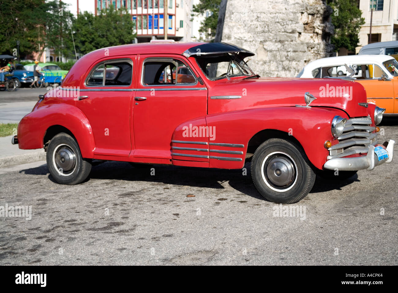 Old Chevrolet car in Havana,Cuba Stock Photo - Alamy
