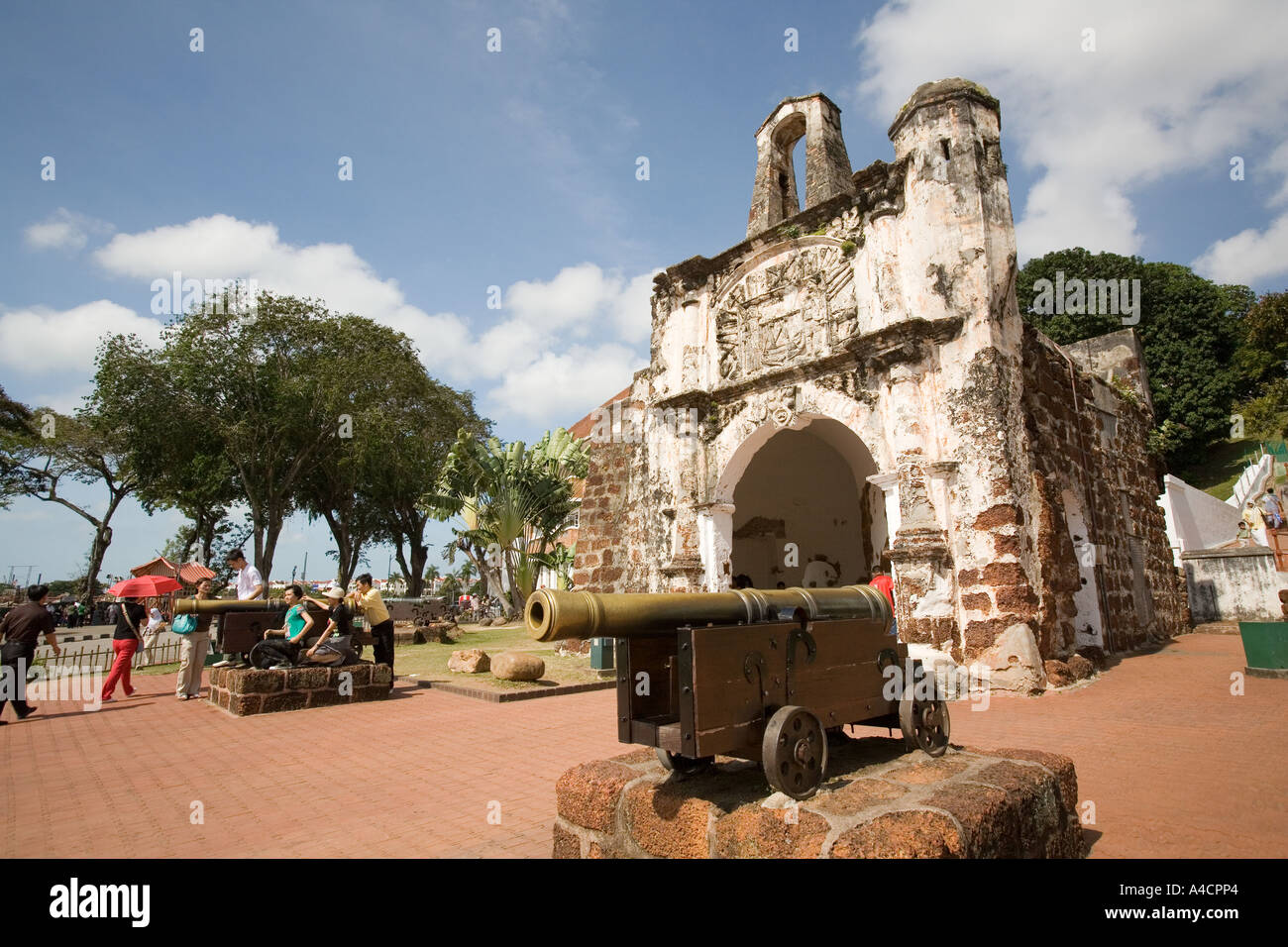 Malaysia Melaka A Famosa Portuguese fort gate Stock Photo - Alamy