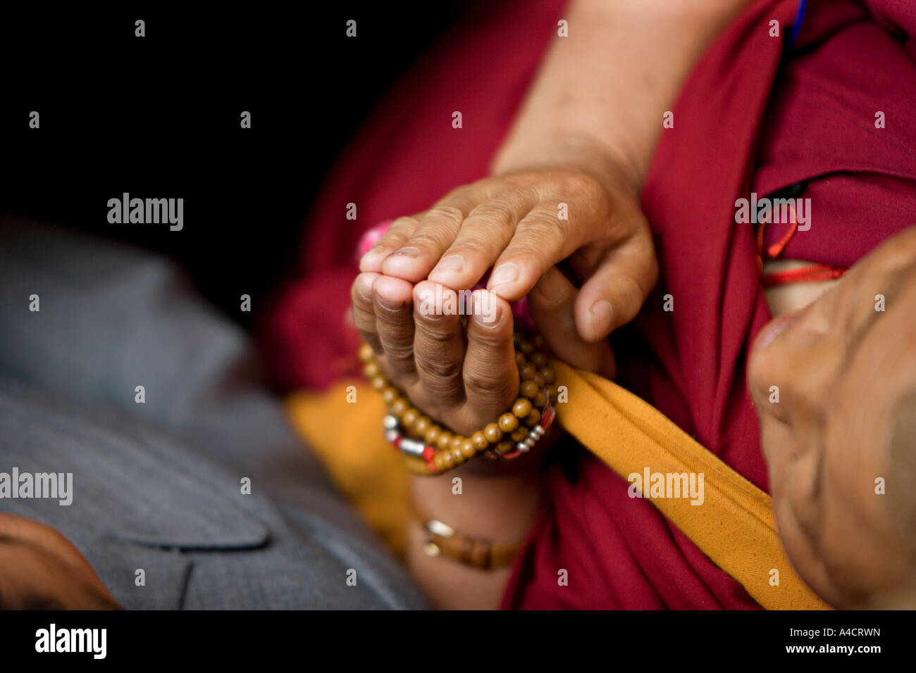 Buddhist Hands Pray High Resolution Stock Photography and Images - Alamy