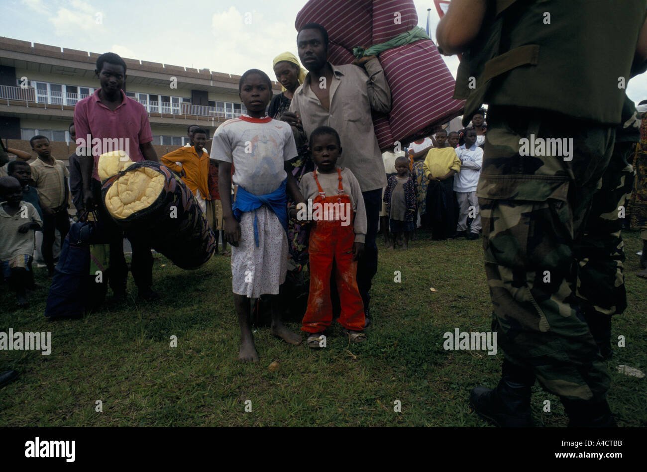 'RWANDAN CIVIL WAR', FOREIGN COUNTRY NATIONALS TAKING REFUGE AT THE ...