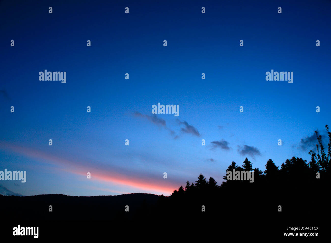 Mountain landscape Pavliani Greece Stock Photo - Alamy