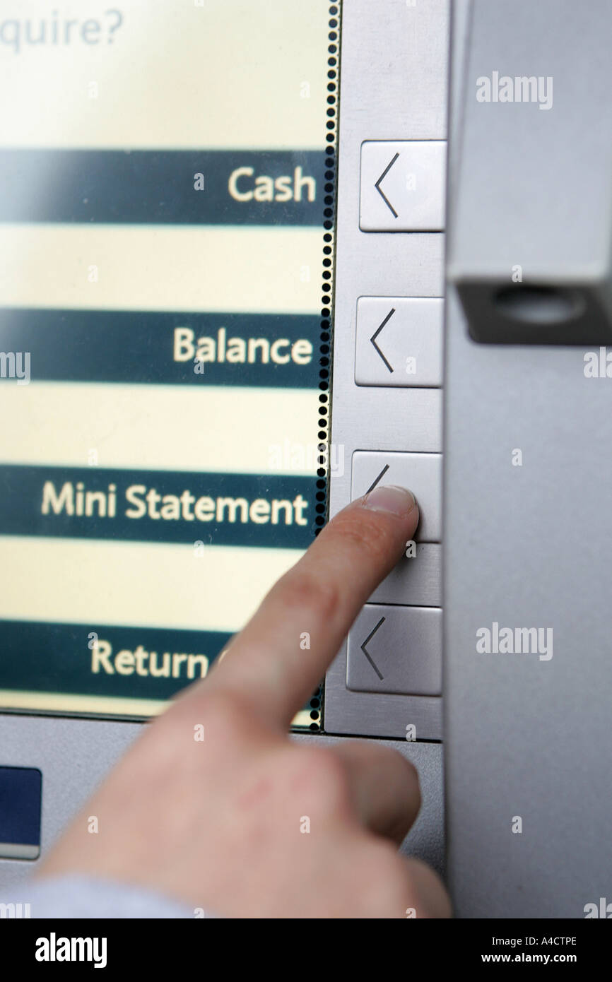 Cash point screen hi-res stock photography and images - Alamy