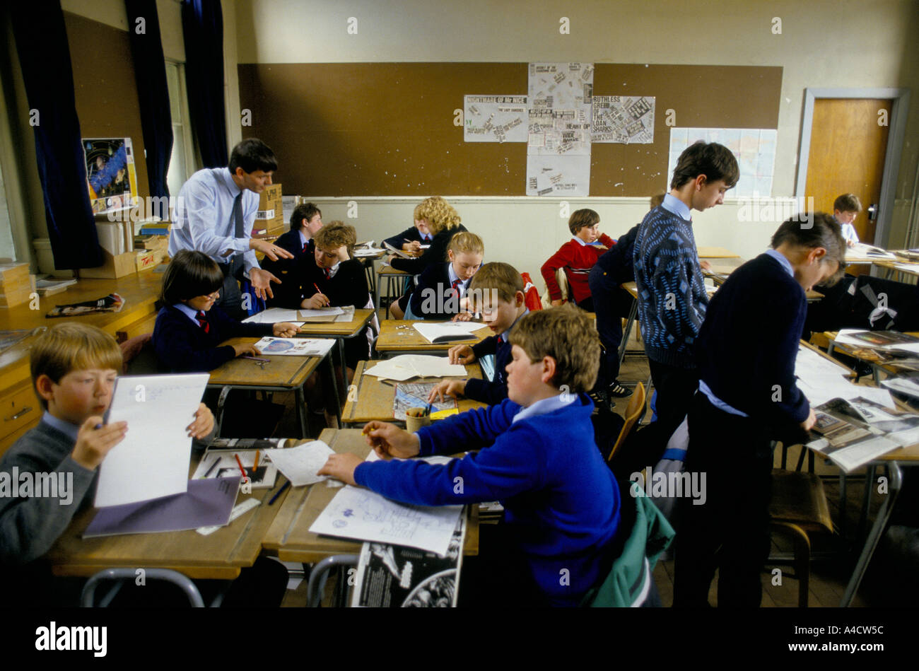 Large classroom students teacher hi-res stock photography and images ...