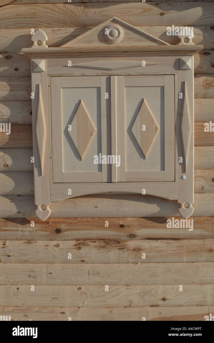 Log window too Stock Photo - Alamy