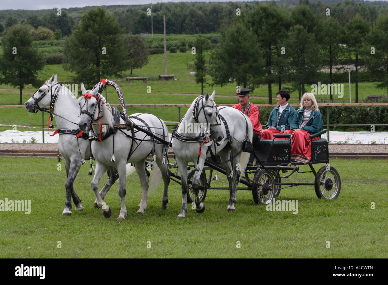 Russia russian horse carriage hi-res stock photography and images - Alamy