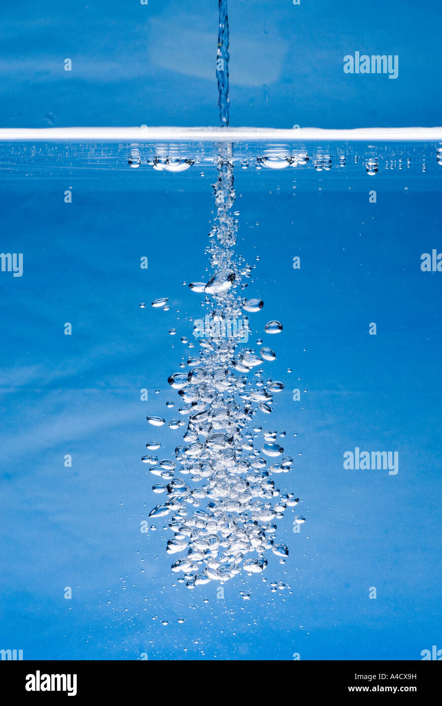 water jet produces many air bubbles Stock Photo - Alamy