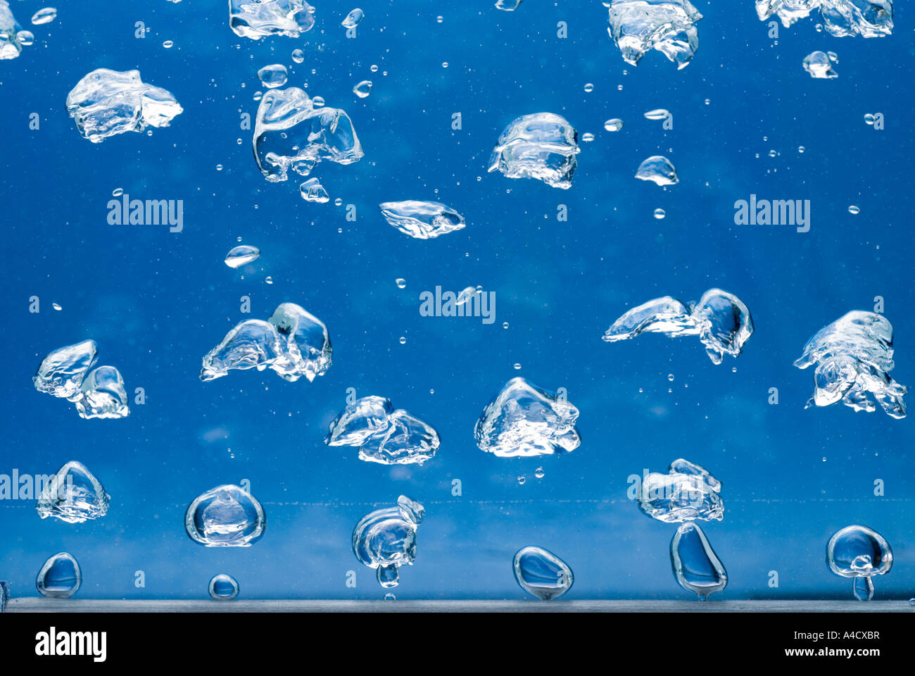 Oxygen bubbles rising surface water hi-res stock photography and images ...