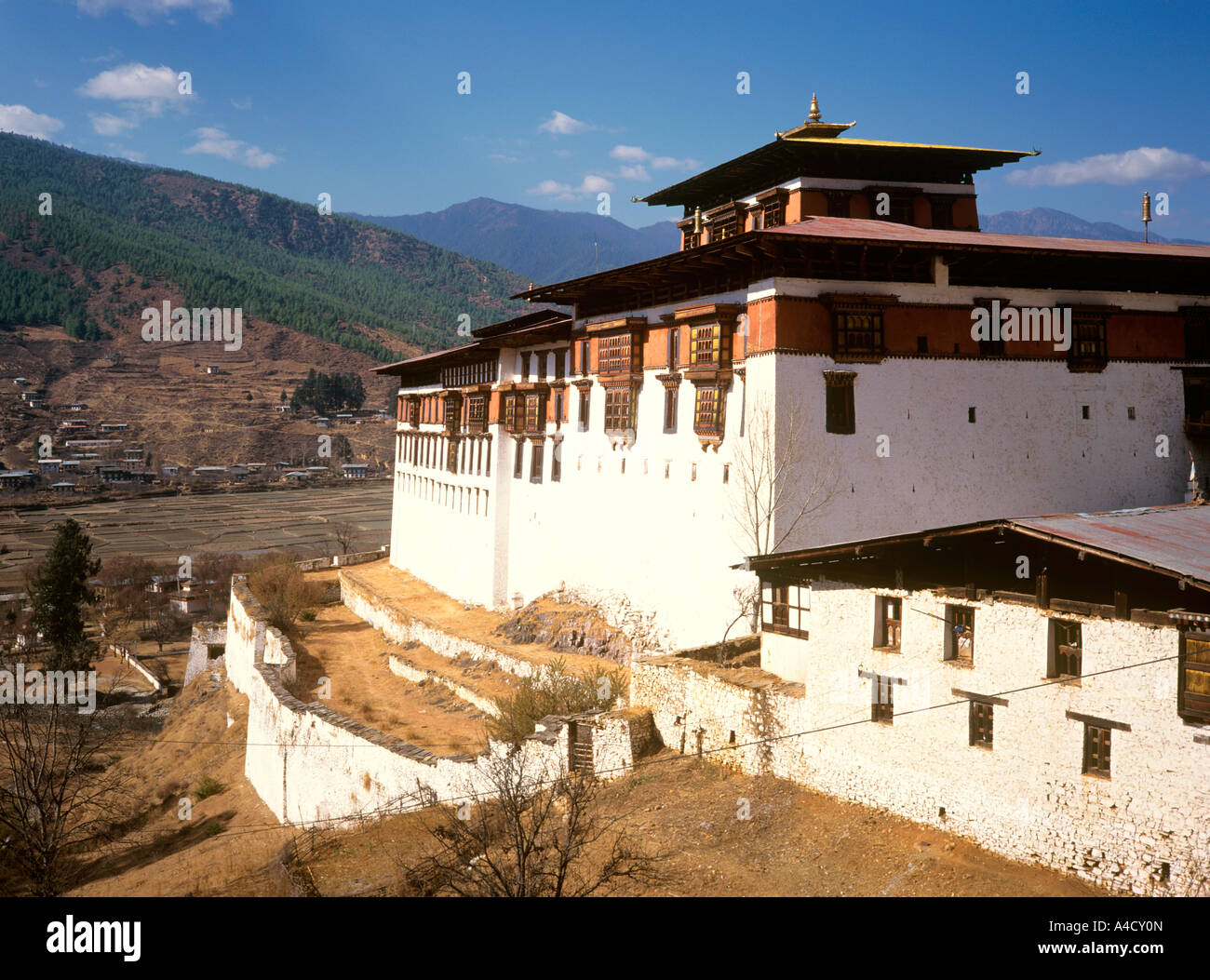 Bhutan Paro Dzong Stock Photo - Alamy