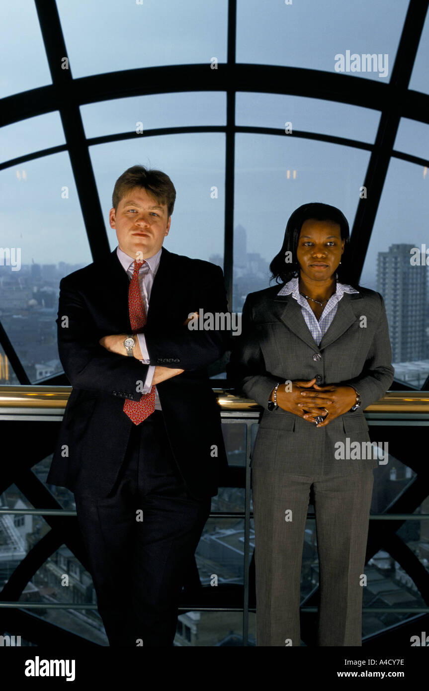 Daniel Ison & Sylvia Solomon, Barings, London 1999 Stock Photo - Alamy