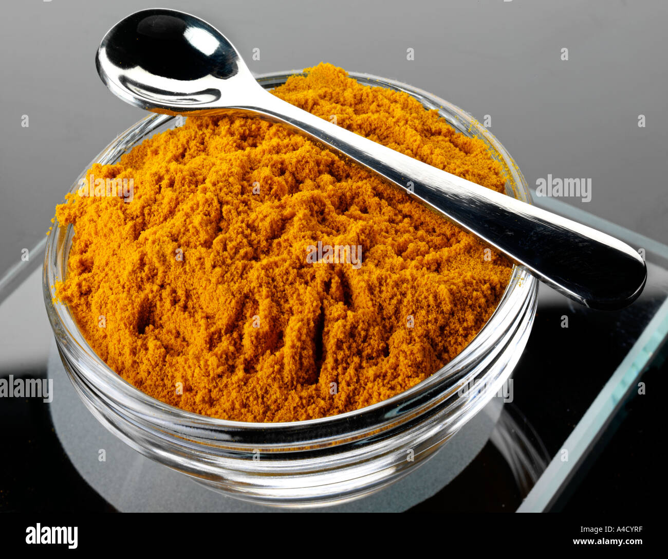 BOWL OF TURMERIC POWDER Stock Photo - Alamy