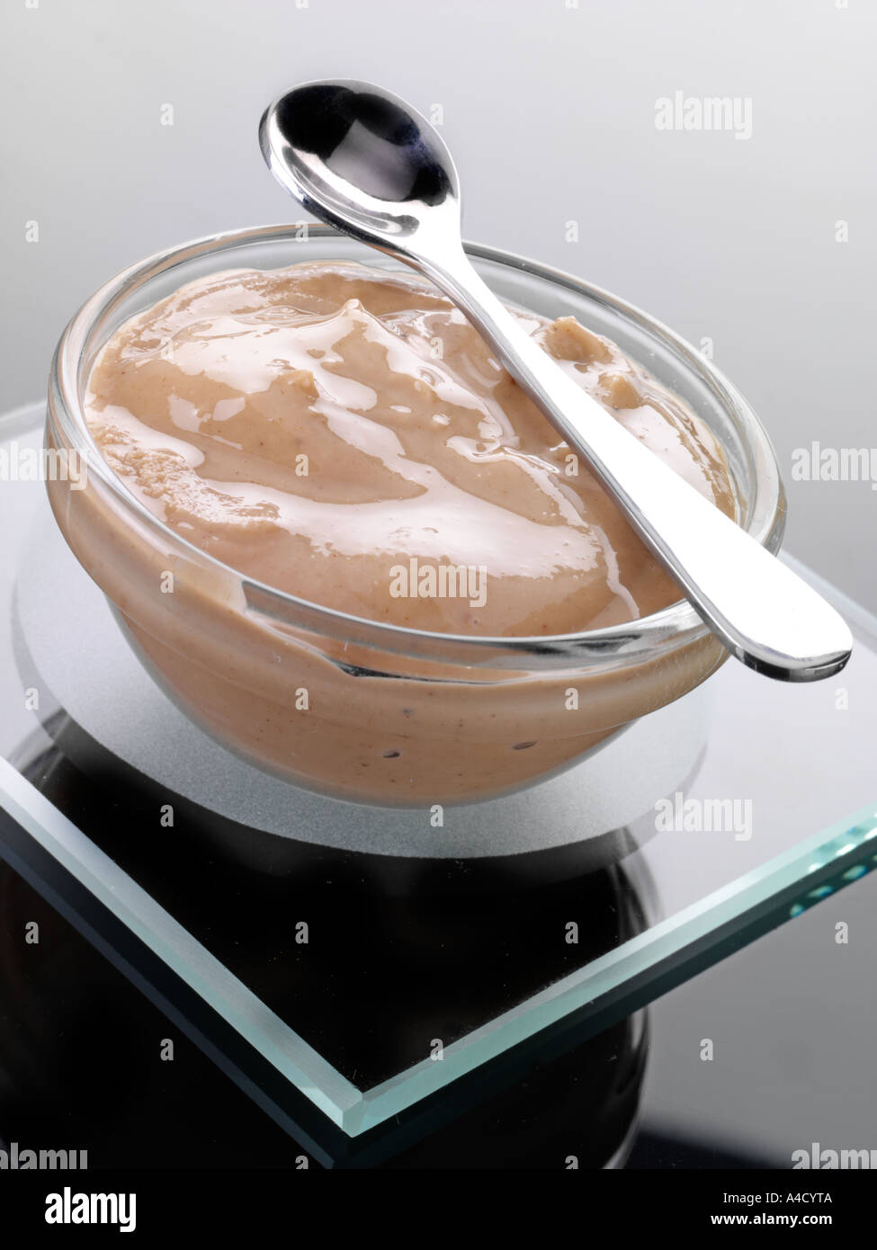 BOWL OF TAHINI Stock Photo - Alamy