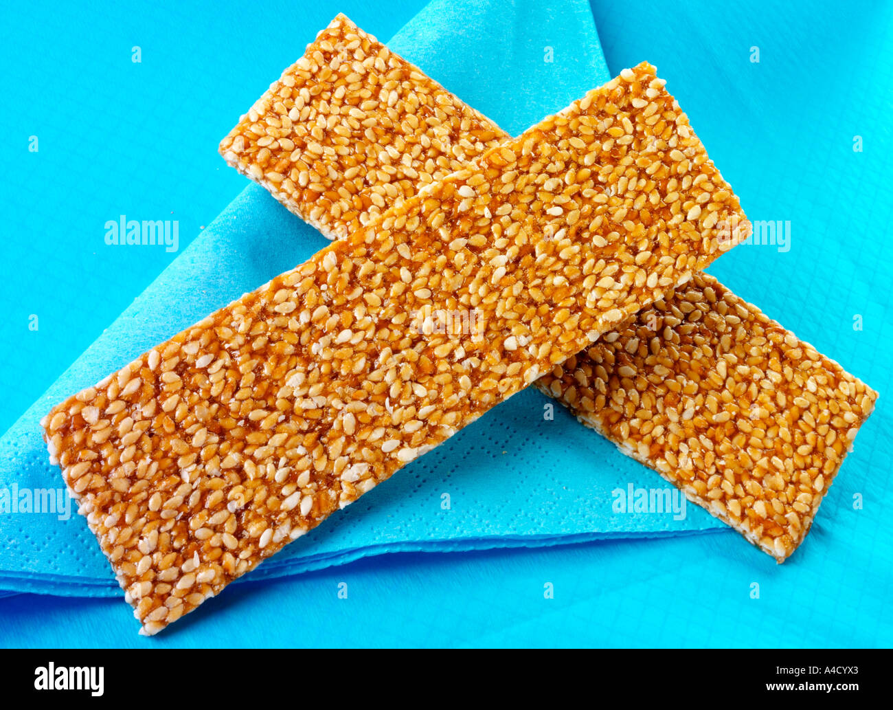 SESAME SNACK BARS Stock Photo - Alamy
