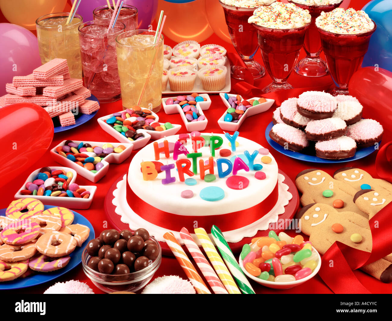 HAPPY BIRTHDAY PARTY Stock Photo - Alamy