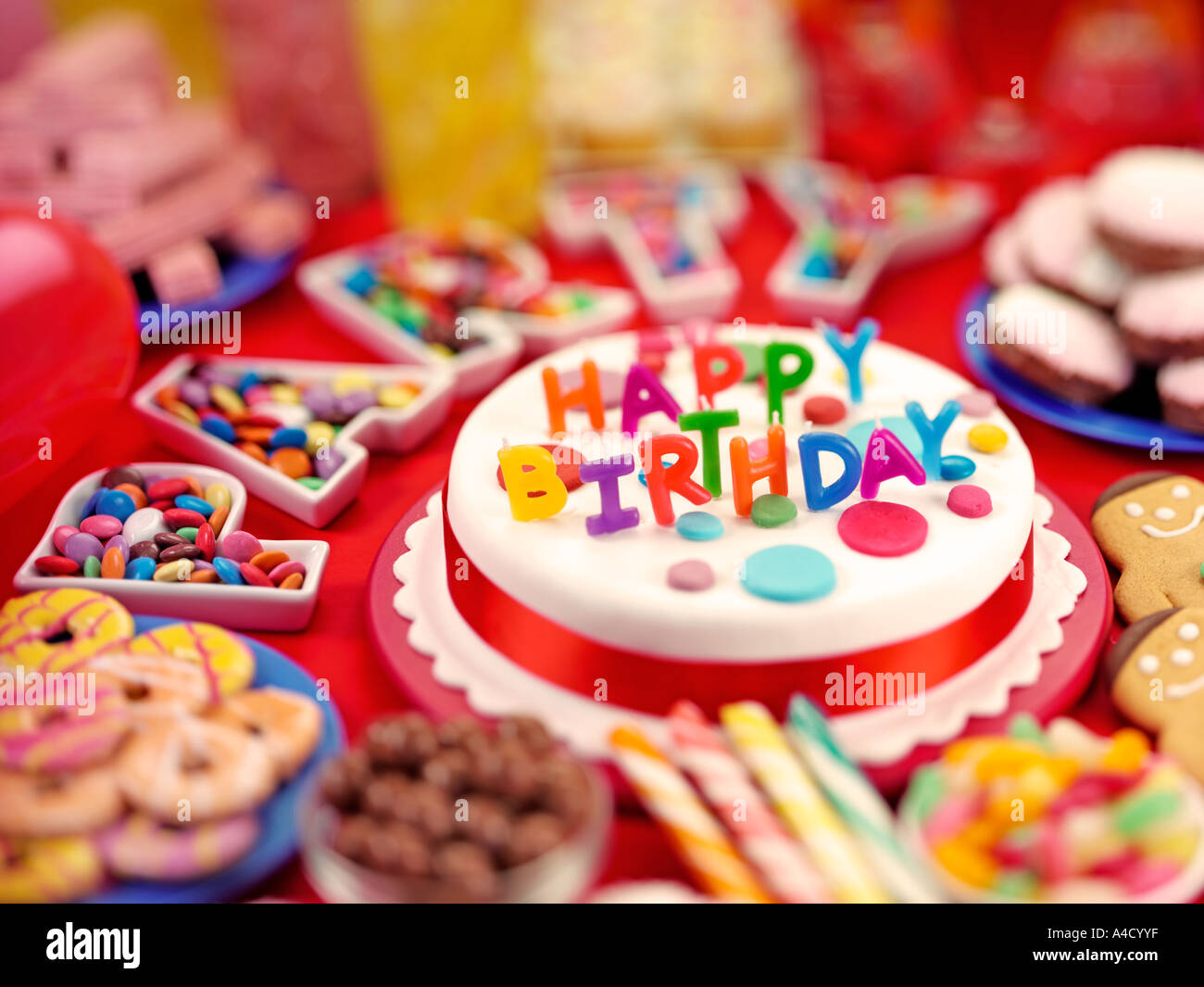 HAPPY BIRTHDAY PARTY Stock Photo - Alamy