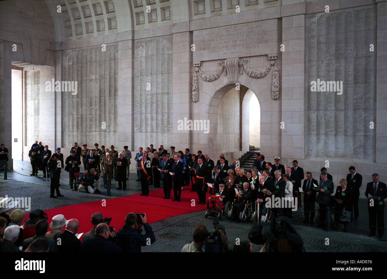 MENIN GATE YPRES LEPER BELGIUM WW1 FIRST WORLD WAR Stock Photo - Alamy