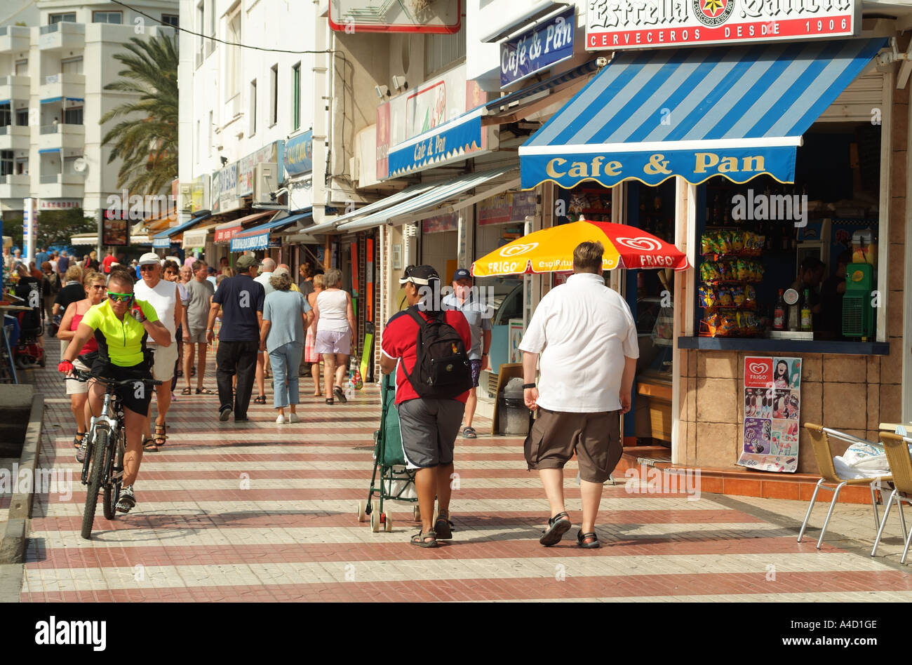 Shops promenade in los cristianos hi-res stock photography and images ...