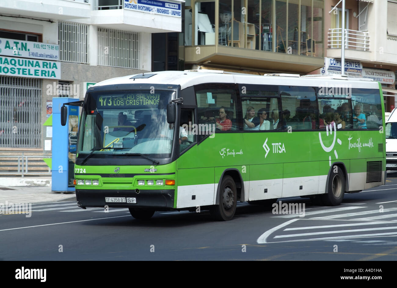 Tenerife public buses hi-res stock photography and images - Alamy