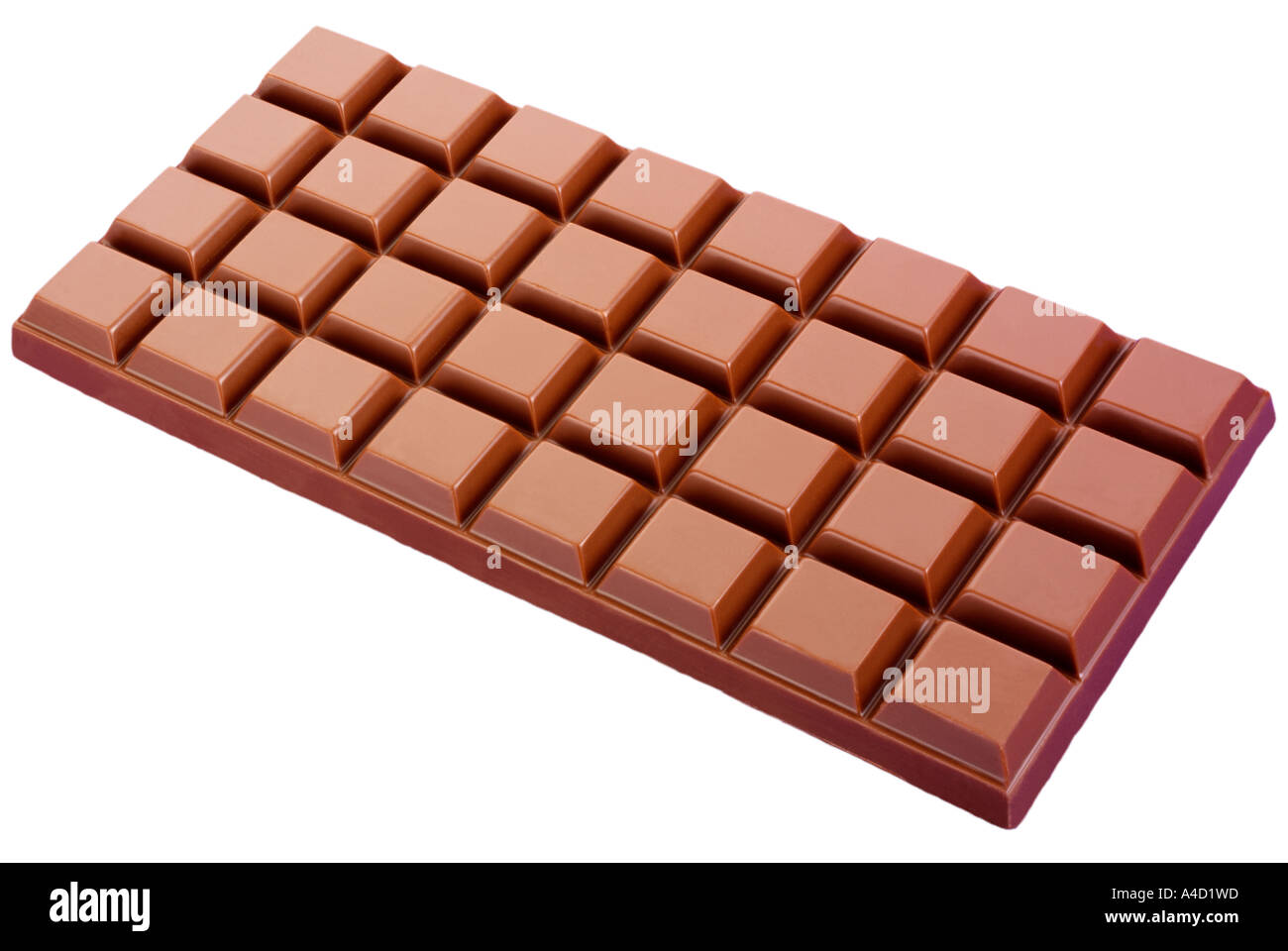 SINGLE BAR OF MILK CHOCOLATE Stock Photo - Alamy