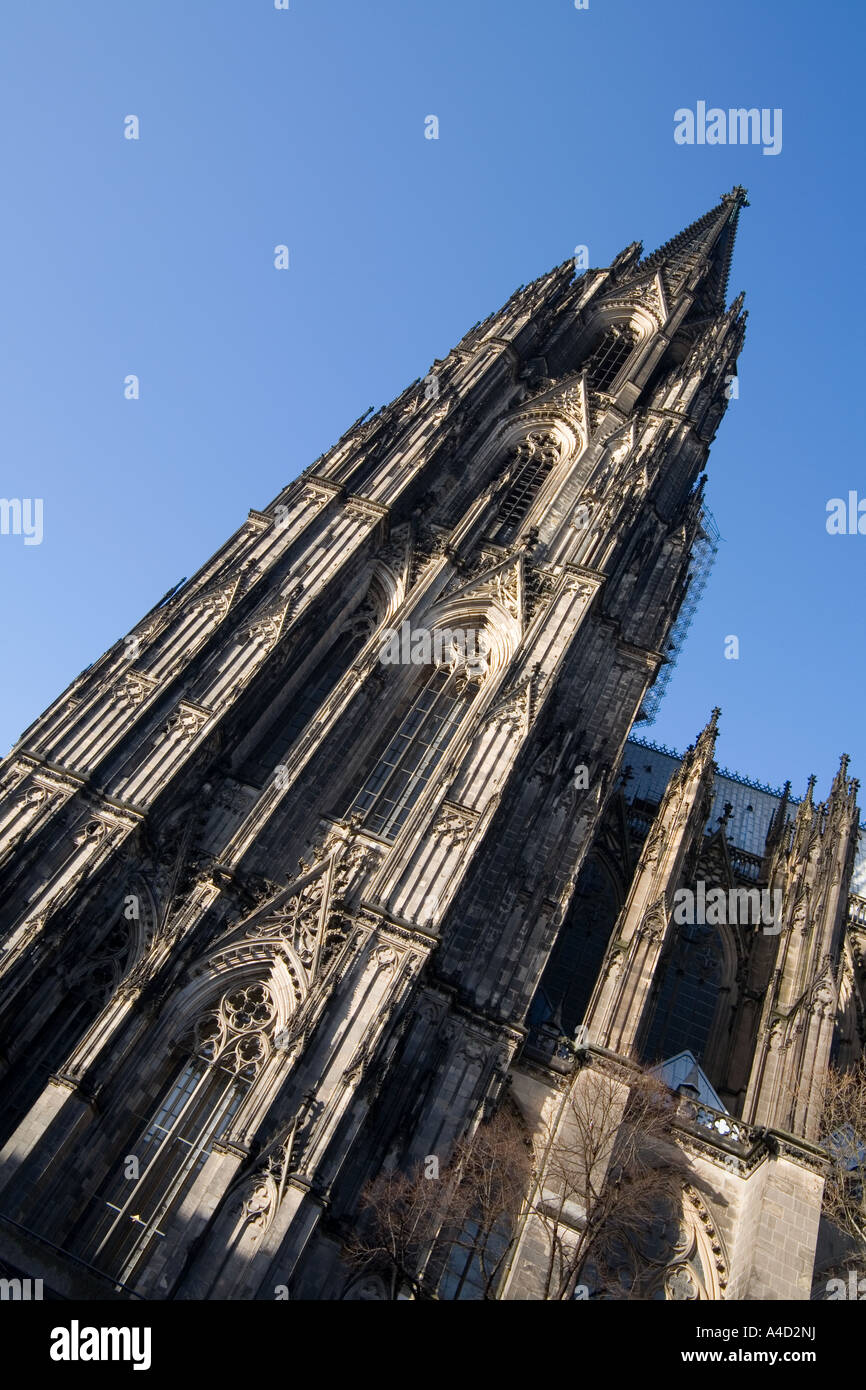Cologne Cathedral at after the rain South Angle View Stock Photo - Alamy