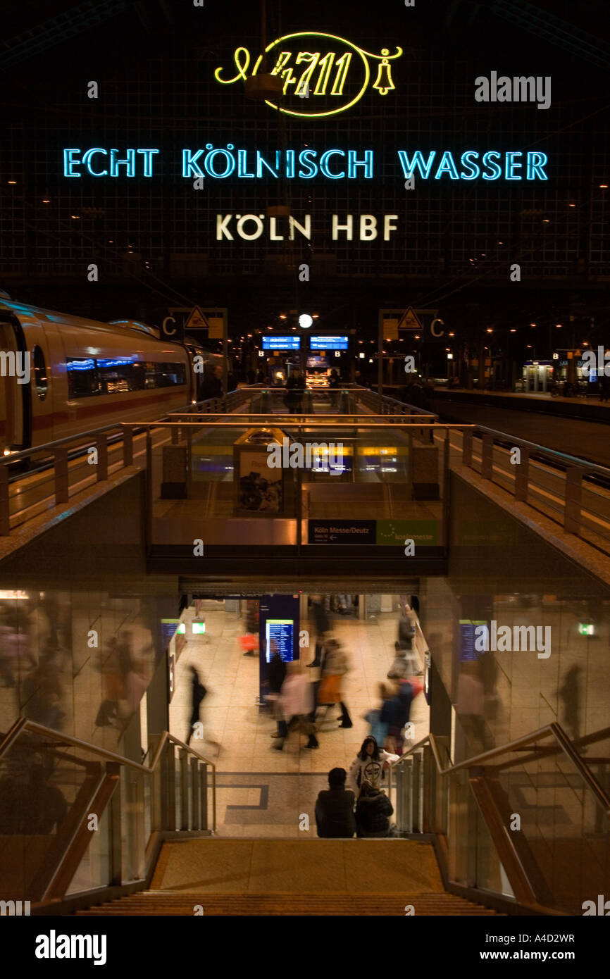Main Railway Station Cologne Germany Stock Photo - Alamy