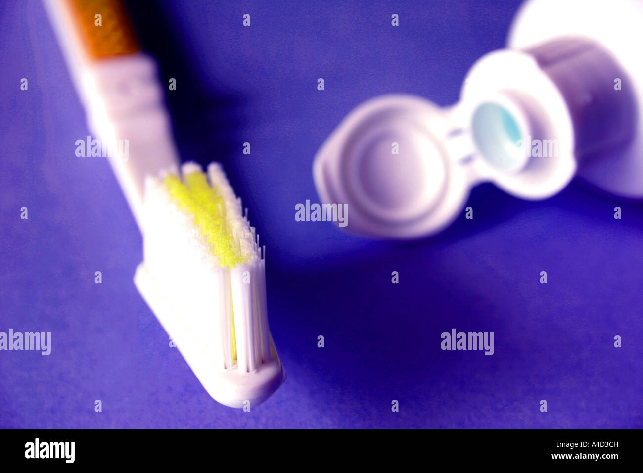 Toothbrush and tube Stock Photo - Alamy