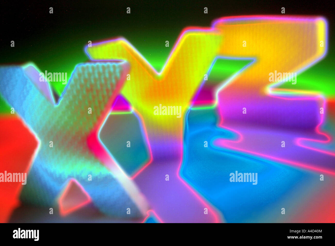 Xyz letter hi-res stock photography and images - Alamy